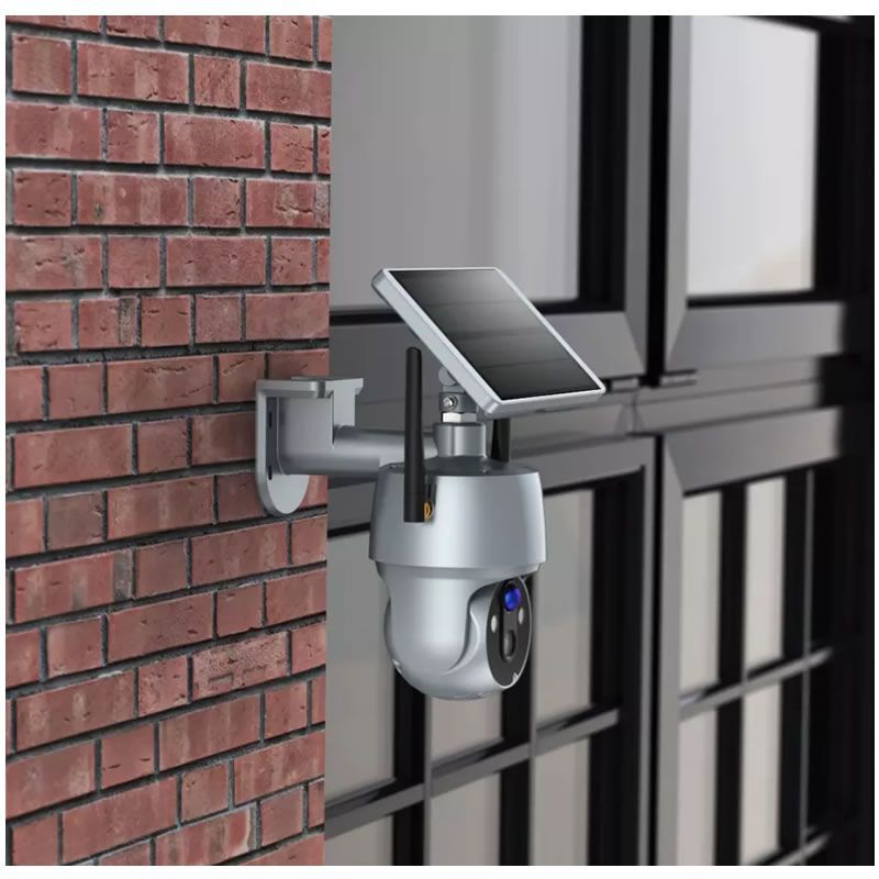 Camera de securitate CCTV audio bidirectionala de retea solara fara fir ...