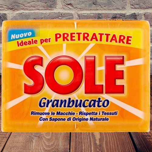 Sapun solid de rufe Sole galben 2 buc, 500gr - eMAG.ro