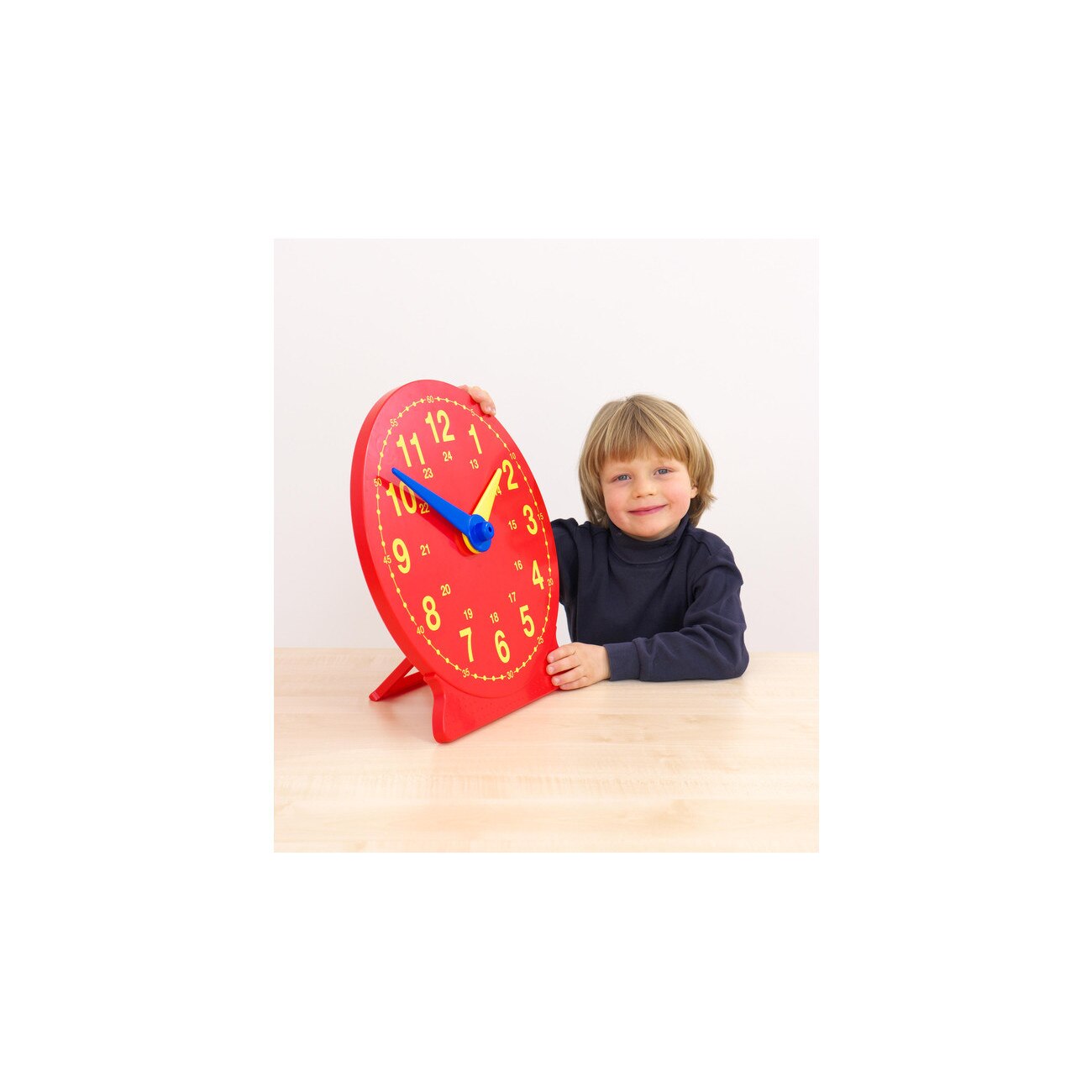 Ceas magnetic pentru invatare Learning, Plastic, Rosu - eMAG.ro