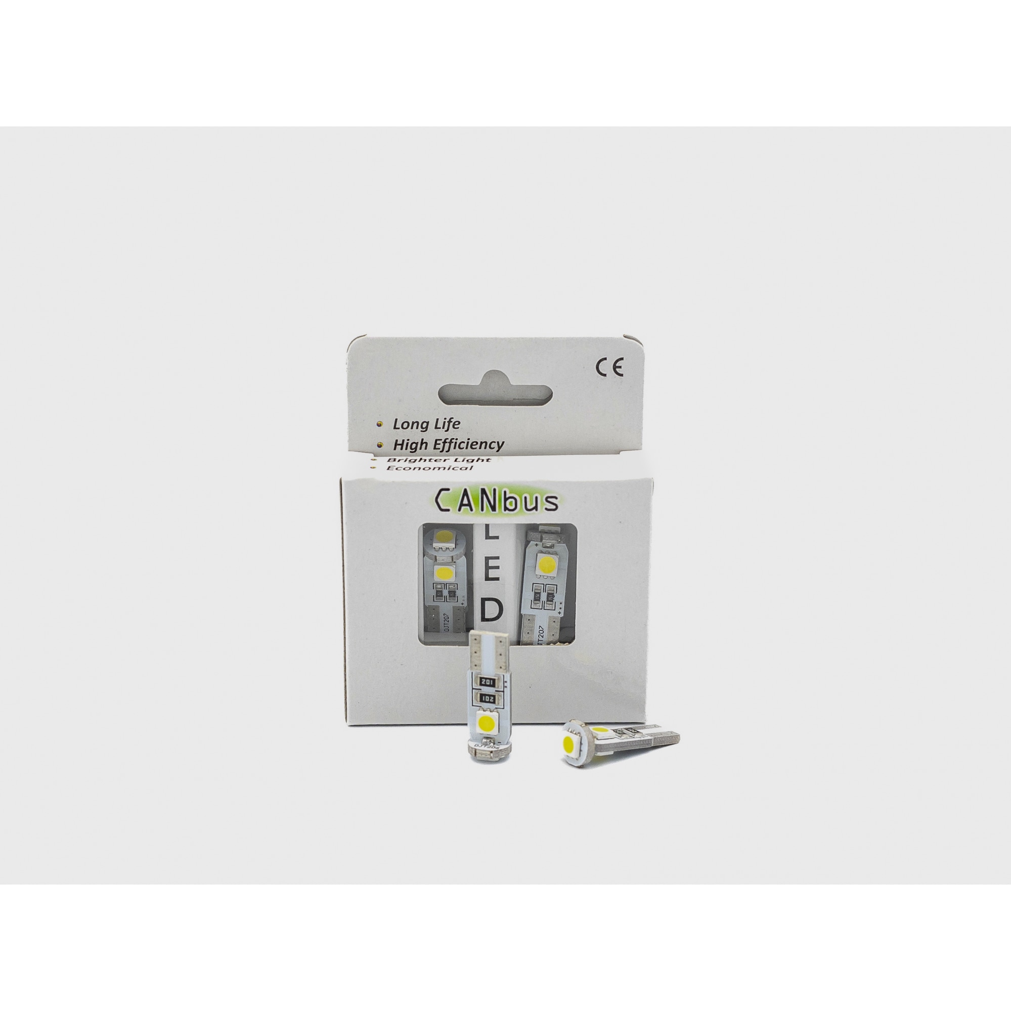 Set 2 leduri auto 3 Smd Canbus t10 12v - eMAG.ro