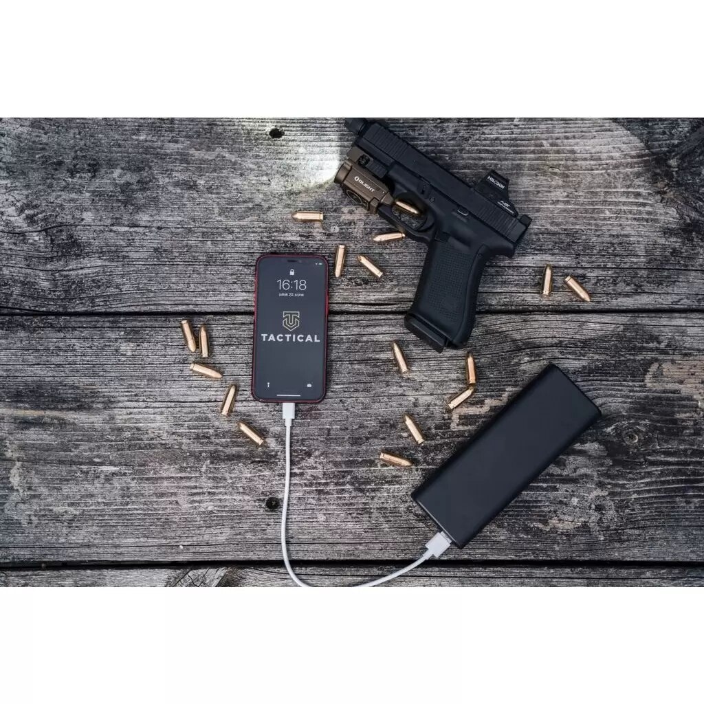 Cablu de date, Tactical, Tip USB/Lightning, 1m, Alb - eMAG.ro