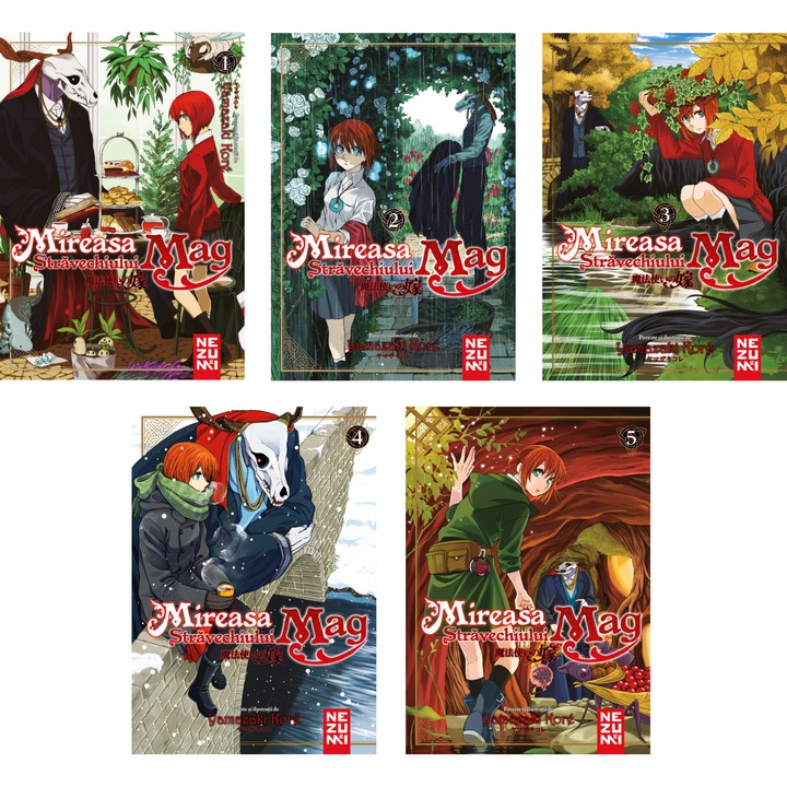 Pachet Mireasa Stravechiului Mag 5 volume - Yamazaki Koré - eMAG.ro