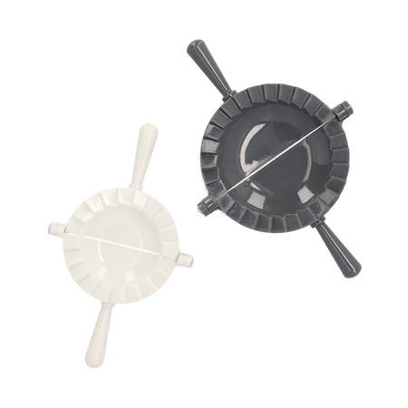 Set 2xprese dumpling, Homla, Plastic, Alb/Gri - eMAG.ro
