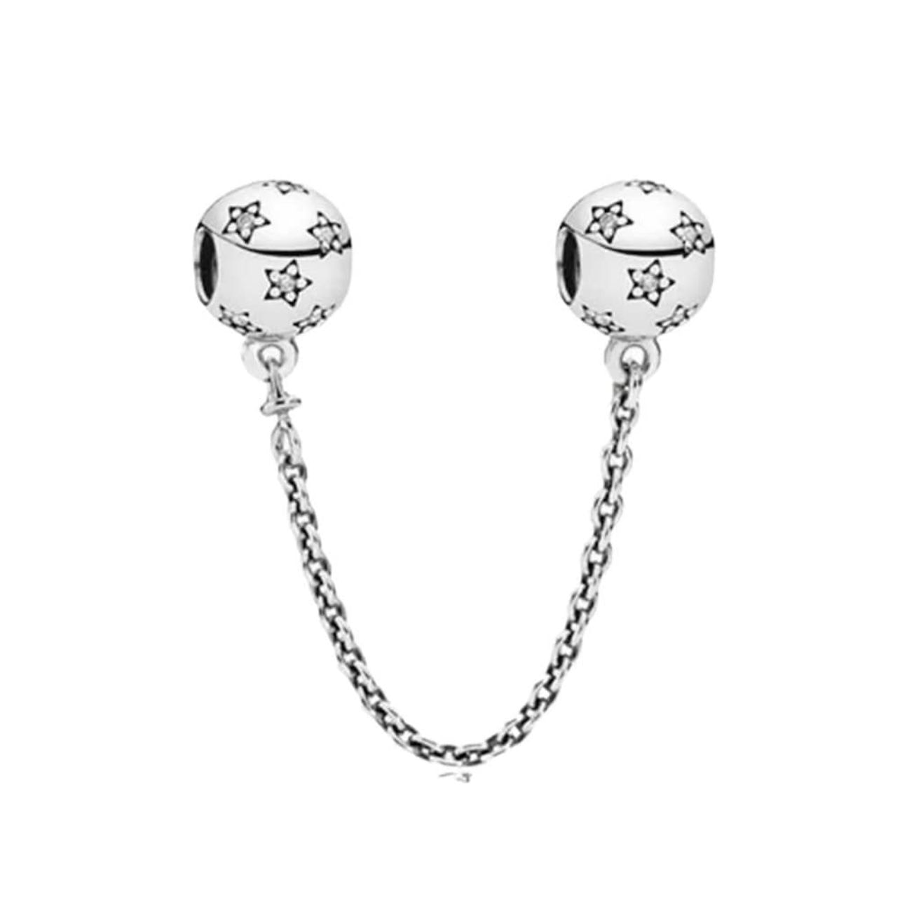 Lant de siguranta compatibil cu Pandora din Argint 925 star - eMAG.ro