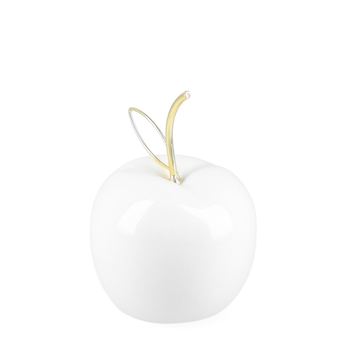 Mar decorativ Keo, Homla, Ceramica, 9 x 12 cm, Alb/Auriu - eMAG.ro