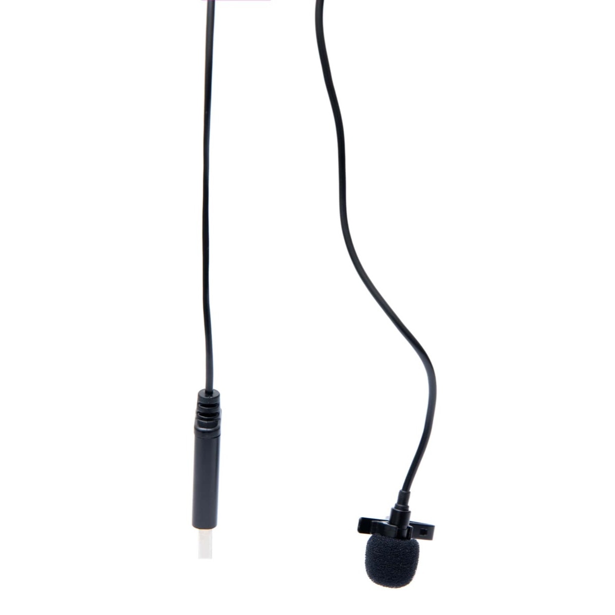 Microfon lavaliera CKMOVA LUM2, USB, 2 m, Negru - eMAG.ro