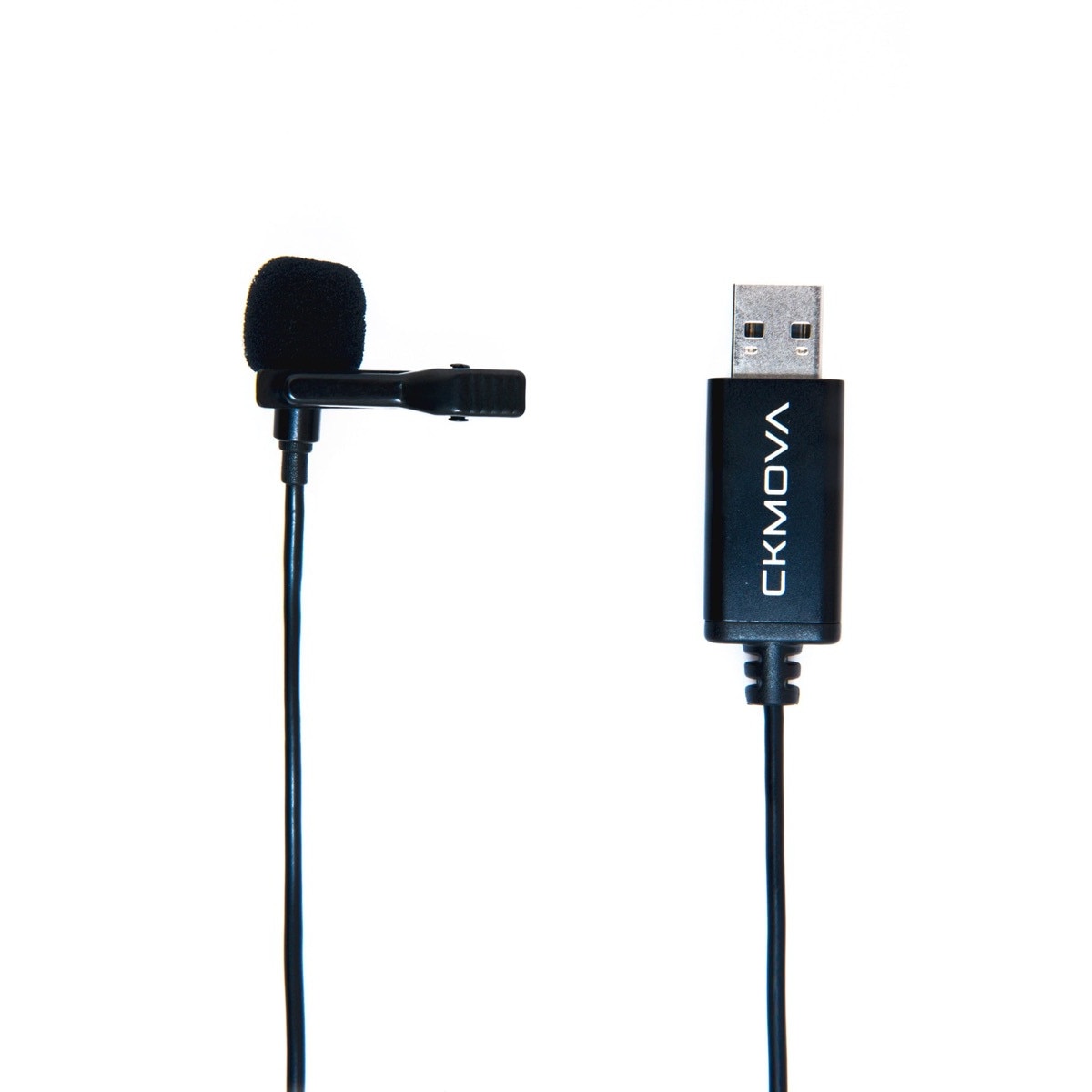 Microfon lavaliera CKMOVA LUM2, USB, 2 m, Negru - eMAG.ro