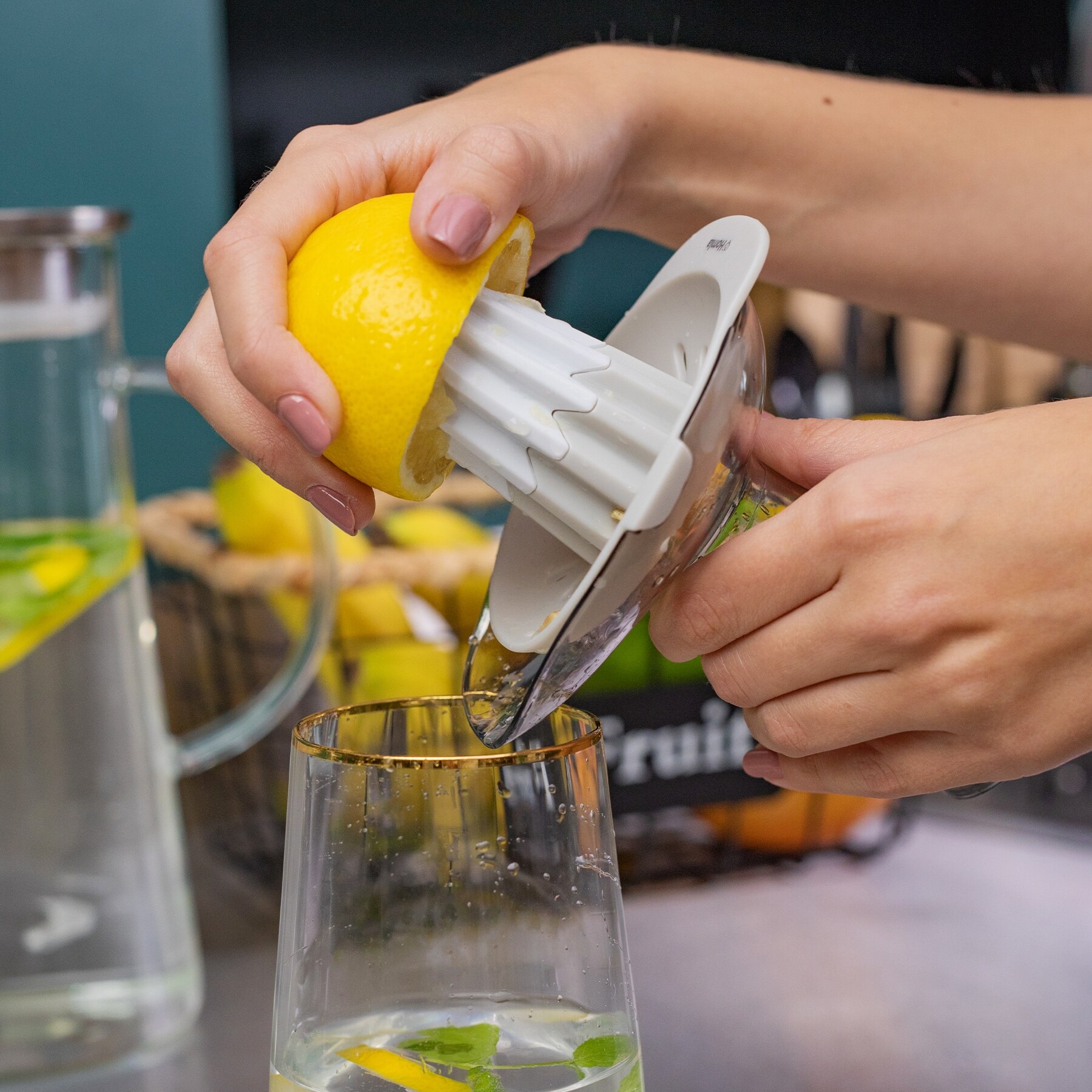 Storcator Easy Cook, Homla, Plastic, 17 cm, Alb/Transparent - eMAG.ro