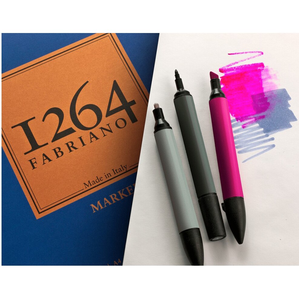 Bloc desen Fabriano 1264 Marker, A3, 70gr, 100 file, fara spirala - eMAG.ro