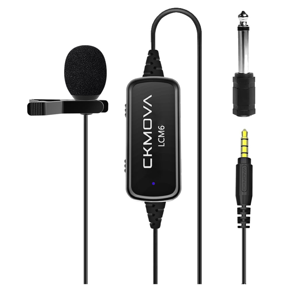 Microfon lavaliera CKMOVA LCM6, 6 m, Negru - eMAG.ro