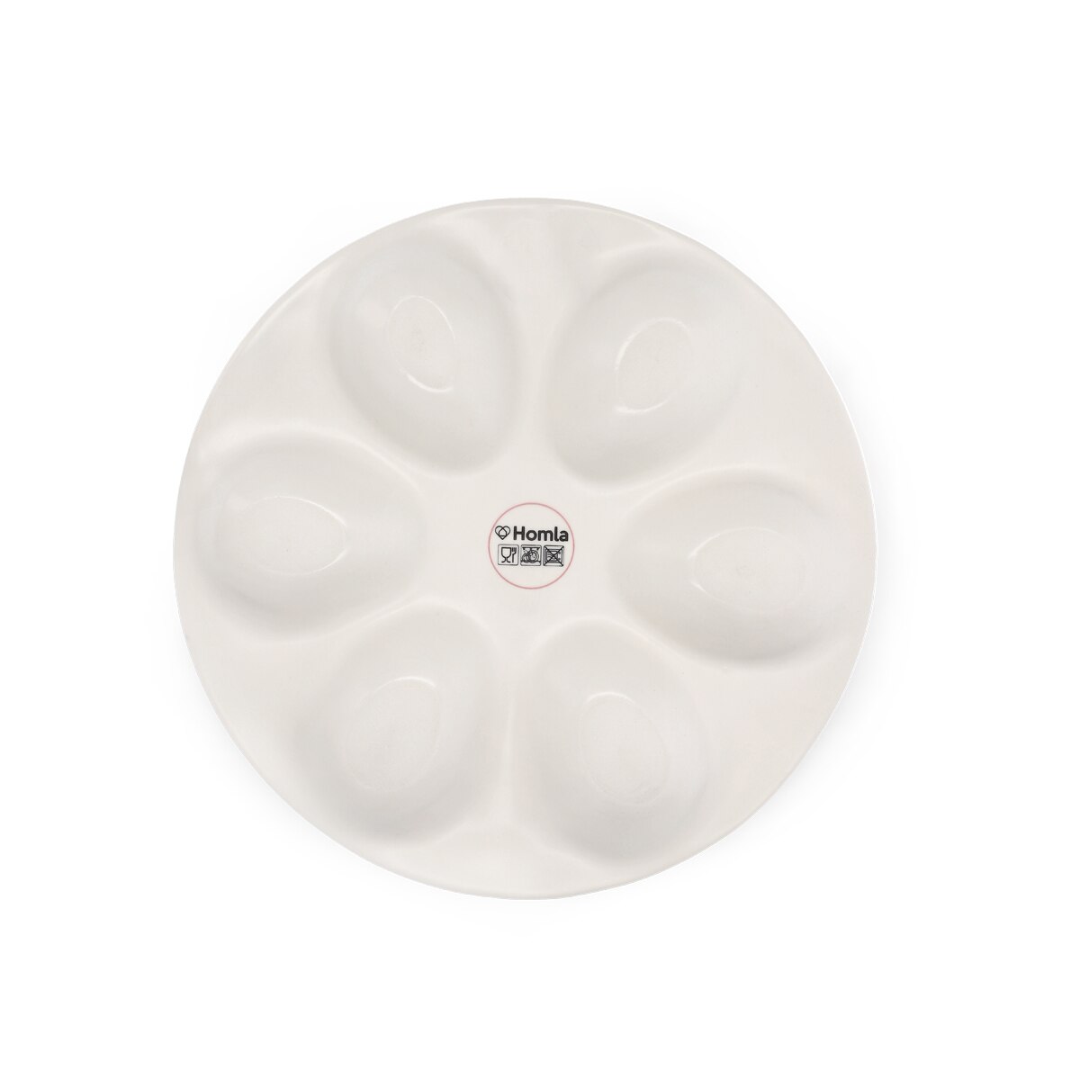 Farfurie oua, Homla, 20cm, Alb - eMAG.ro