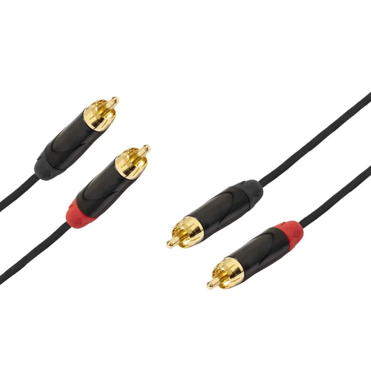Cablu audio SSQ, 2xRCA - 2xRCA, 2 m, Negru - eMAG.ro