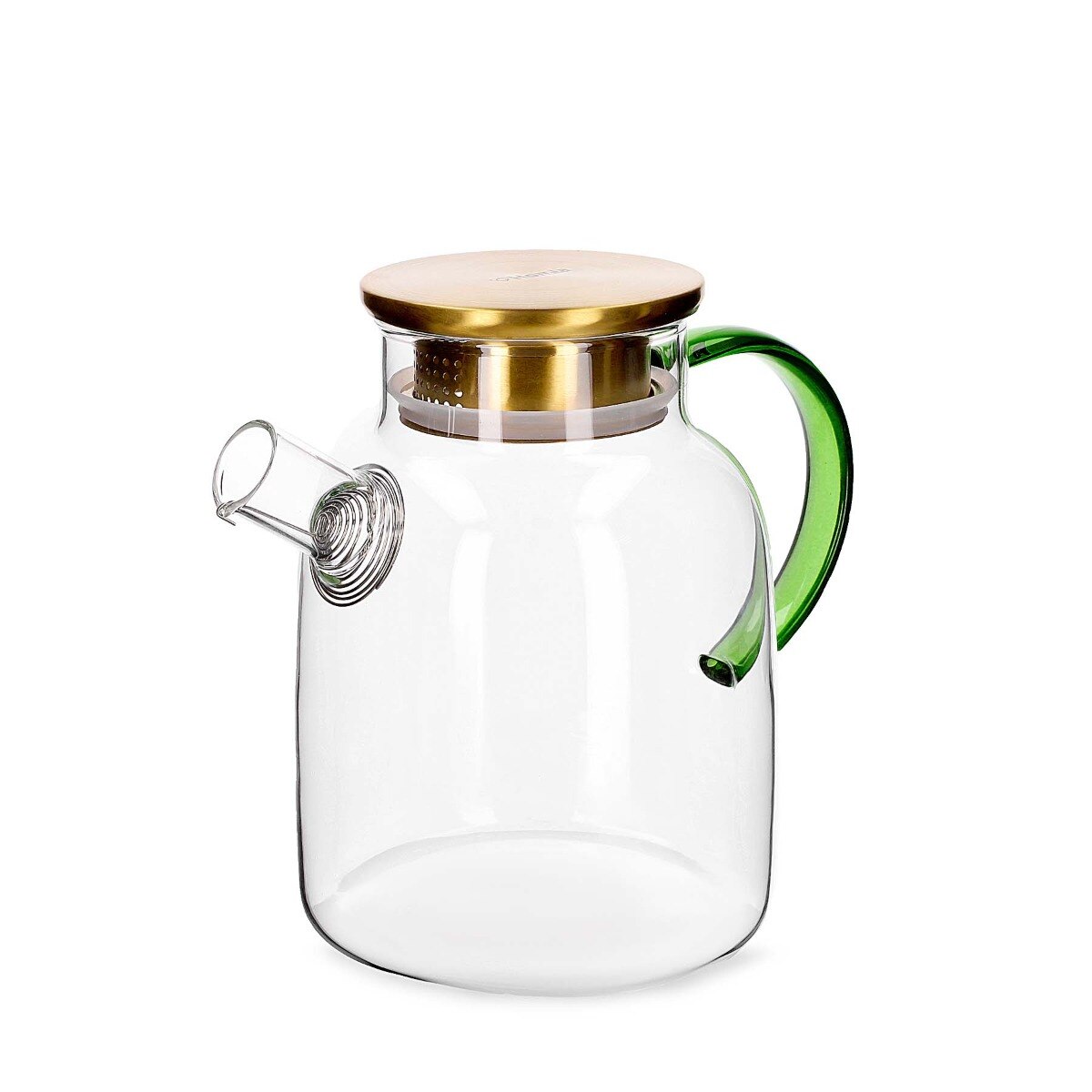 Infuzor ceai, Homla, Sticla/Metal, 1.8l, Multicolor - eMAG.ro