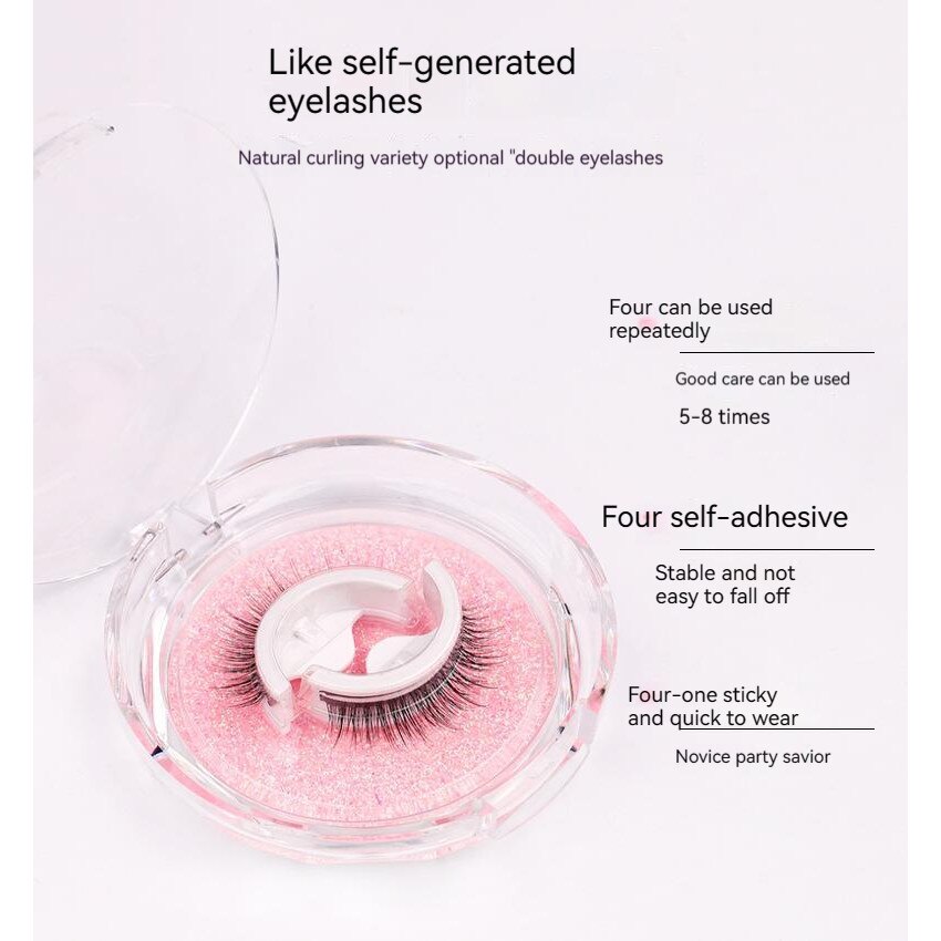 Gene false, Banda autoadeziva 3D, Usor de utilizat, Negru - eMAG.ro