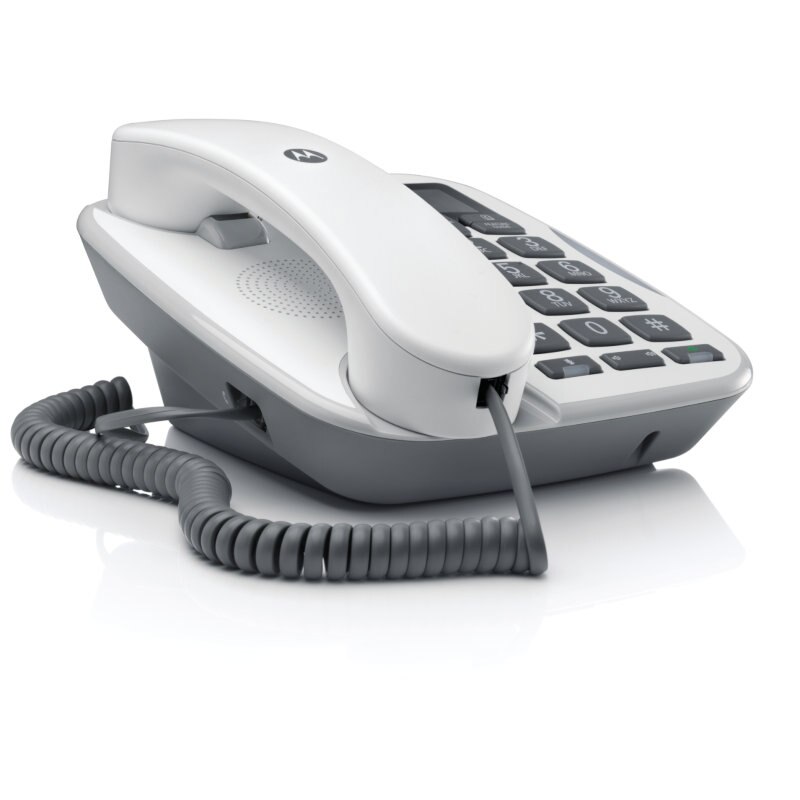 Telefon cu fir Motorola, Display LCD, Alb - eMAG.ro