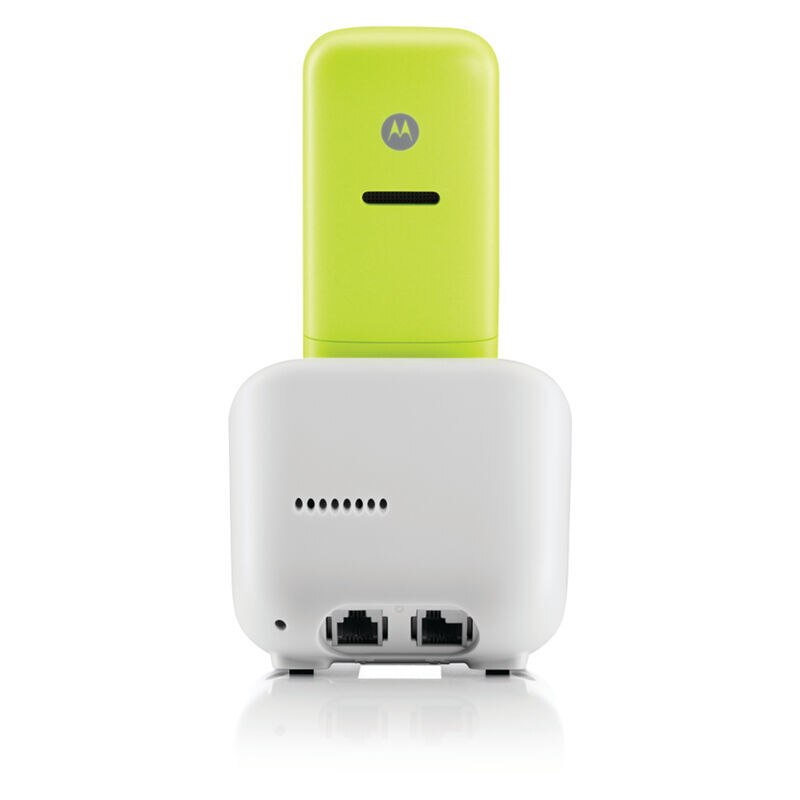 Telefon DECT Motorola, Display, Galben/Alb - eMAG.ro