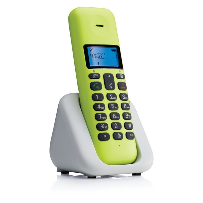 Telefon DECT Motorola, Display, Galben/Alb - eMAG.ro