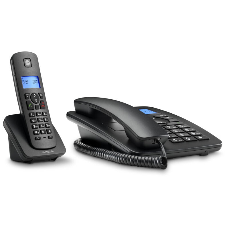 Set 2 telefoane Motorola, Display, Negru - eMAG.ro