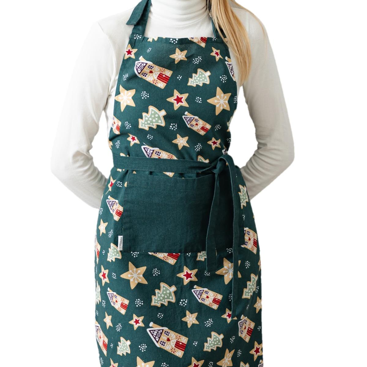 Sort bucatarie Homla, Dryss, Model de Craciun, 60x80cm, Bumbac ...