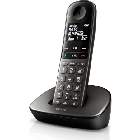 Telefon fara fir Philips, Display, Negru - eMAG.ro