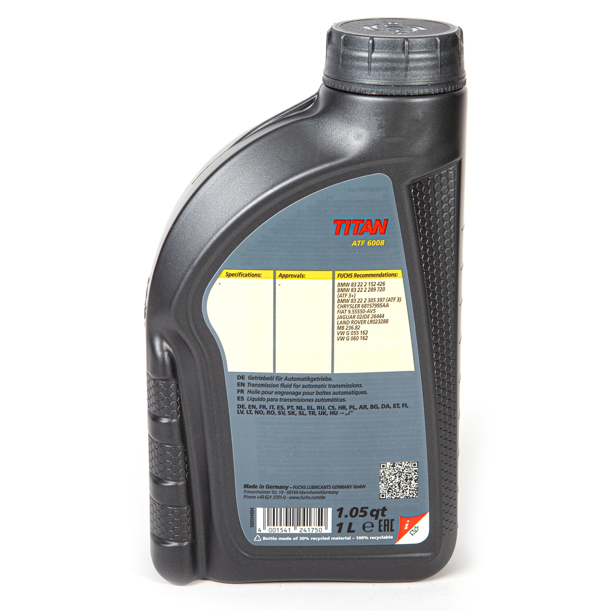 Трансмисионно масло, Fuchs Titan ATF 6008, 1л - eMAG.bg