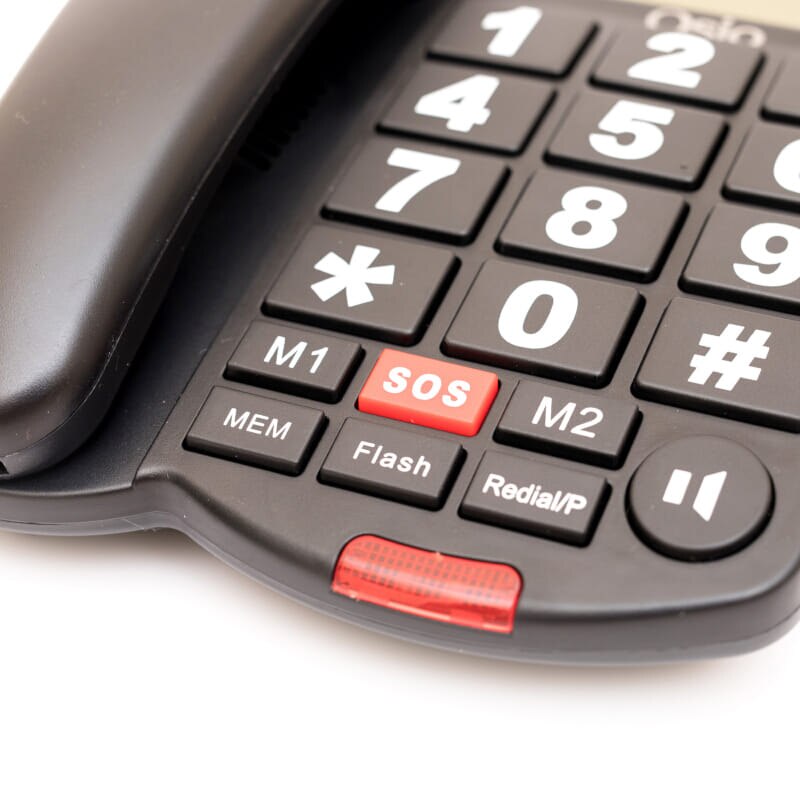 Telefon cu fir Osio, Display LCD, Negru - eMAG.ro