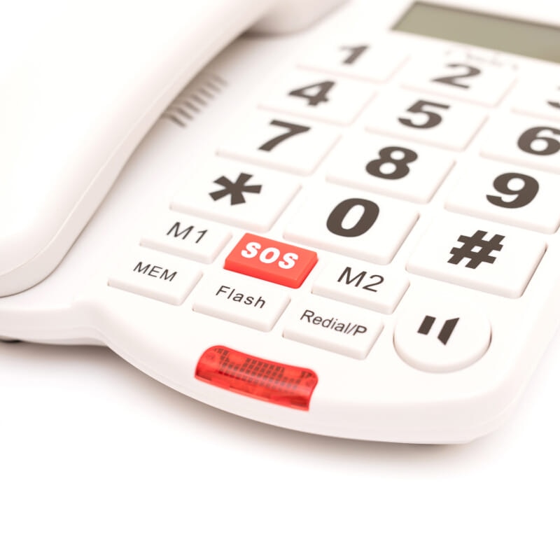 Telefon cu fir Osio, Display LCD, Alb - eMAG.ro