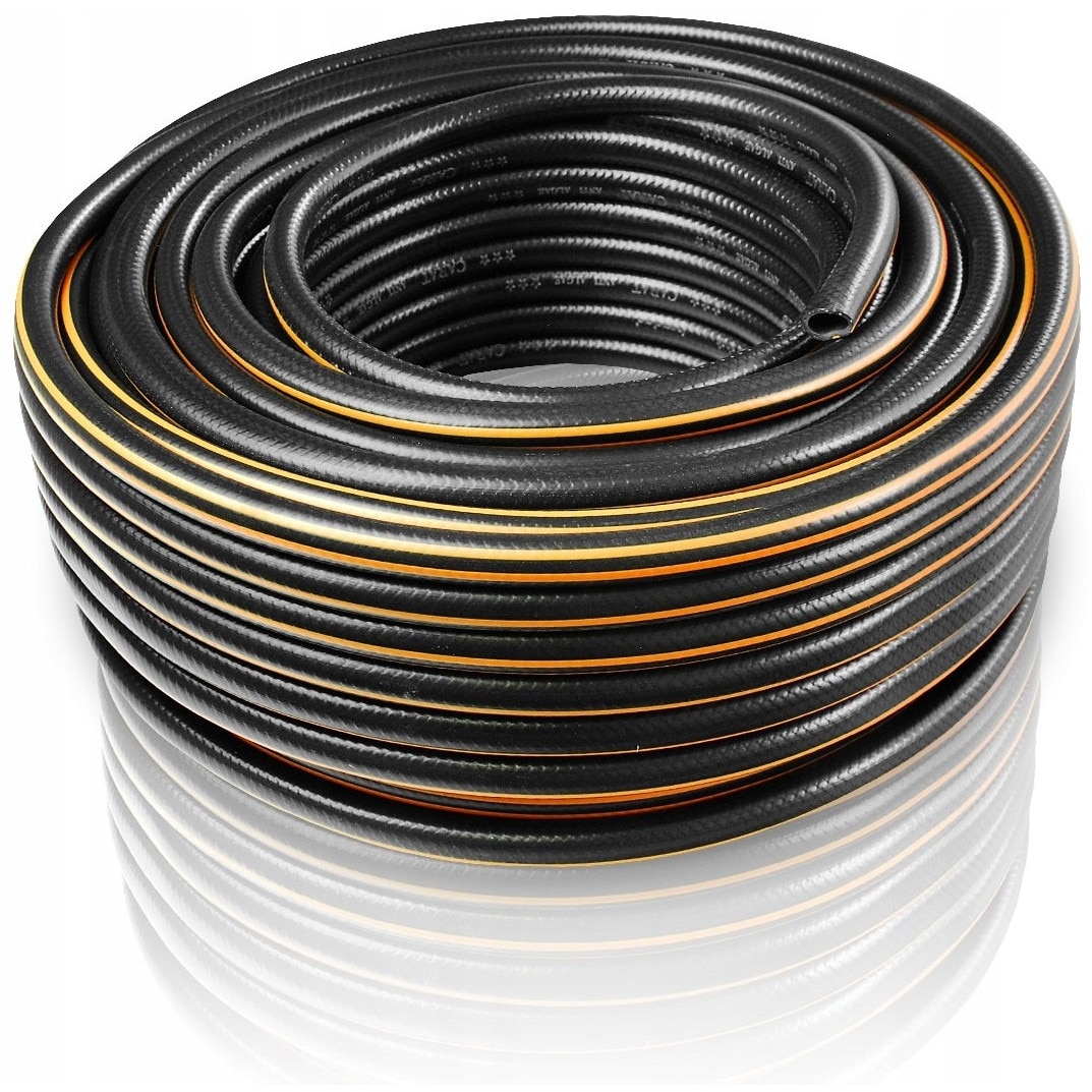 Furtun de gradina, Kotarbau, Cu 3 straturi, 1/2", 30m, Negru/Galben ...