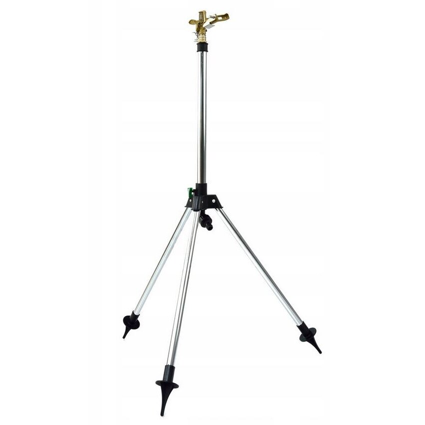 Aspersor cu trepied, Kotarbau, Metal, Ajustabiol, 125 CM, Negru/Auriu ...