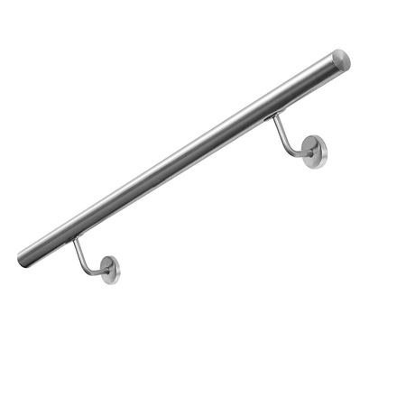 Kit mana curenta din inox lungime 2000 mm, Ø42.4x2 mm, satinat - eMAG.ro