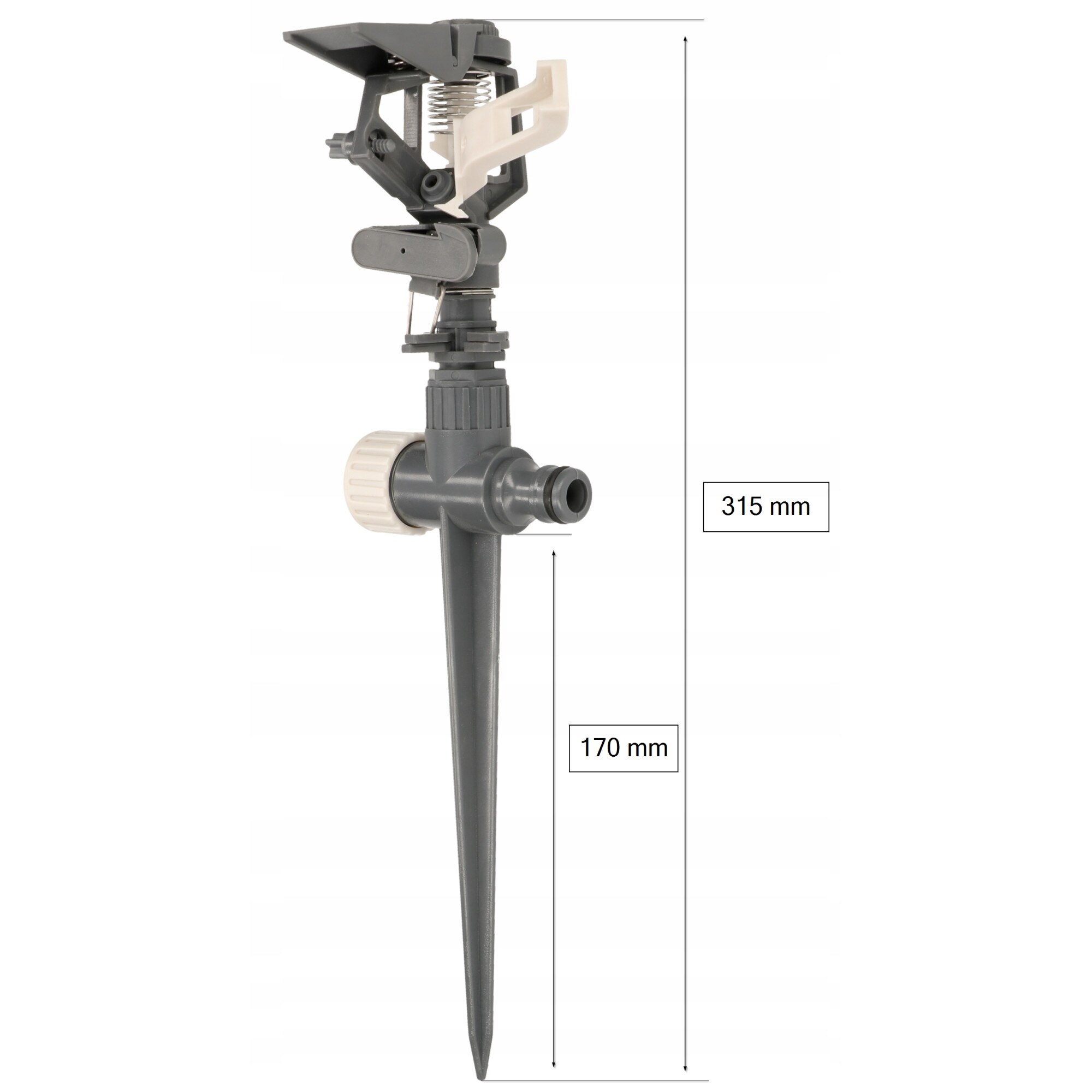 Aspersor gradina, Kotarbau, 30cm, Plastic, Gri - eMAG.ro