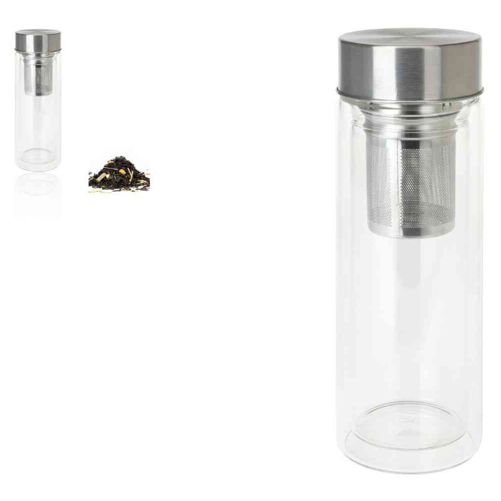 Recipient sticla borosilicat, cu capac inox, 300 ml - eMAG.ro