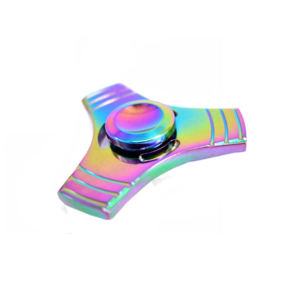 Fidget Spinner Three Ways, Metal, Multicolor - eMAG.ro