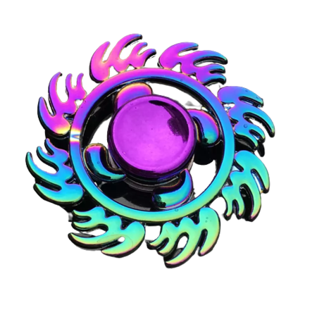 Fidget Spinner, Metal, Multicolor - eMAG.ro