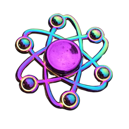 Fidget Spinner, Metal, Multicolor - eMAG.ro