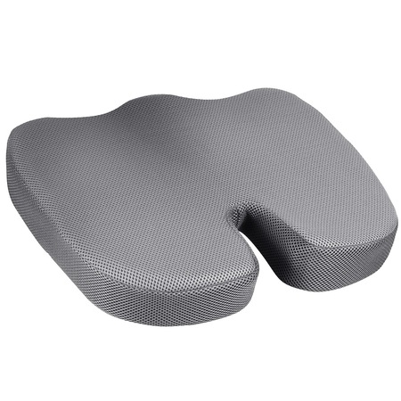 Perna sezut, pentru scaun birou, husa atialunecare, confort Coccis, Gri ...