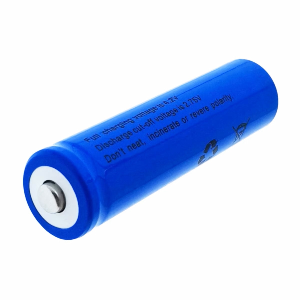 Set 2 Acumulator 18650, Li-ion, 3.7V 1200mAh, Albastru - eMAG.ro