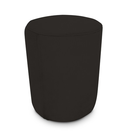 Taburet Sfera, 36x36x50, Dolce Dormire, piele ecologica, negru - eMAG.ro