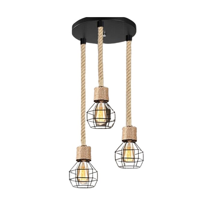 Pendul Rustic RFAN, Model C531/3, 3 X E27 - eMAG.ro