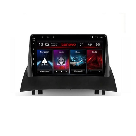 Navigatie dedicata Lenovo Renault Megane 2 L-098, Octacore Qualcomm, 4Gb RAM, 64Gb Hdd, 4G, QLED ...