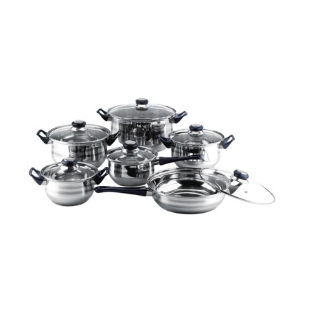 Set oale inox 12 piese, CTO2022 Floria Potrivit pentru toate sursele de ...