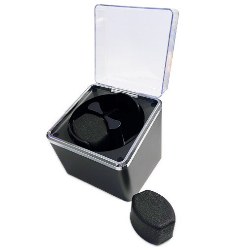 Cutie intors ceasuri automatice iUni, Watch Winder 2, Negru-Argintiu ...