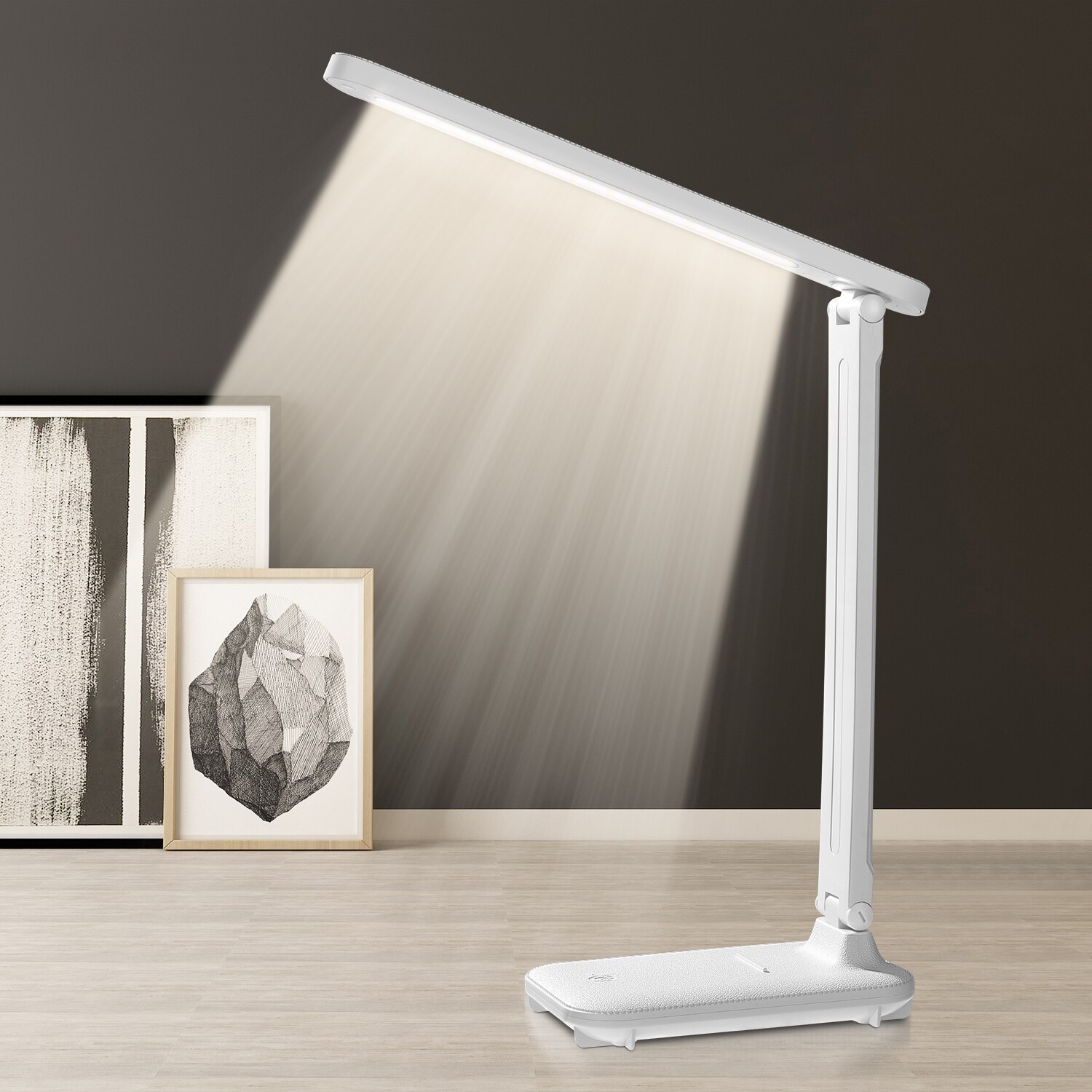 Lampa birou Led Wireless BYONDSELF®, cu Acumulator 1200 mAh, pliabil ...