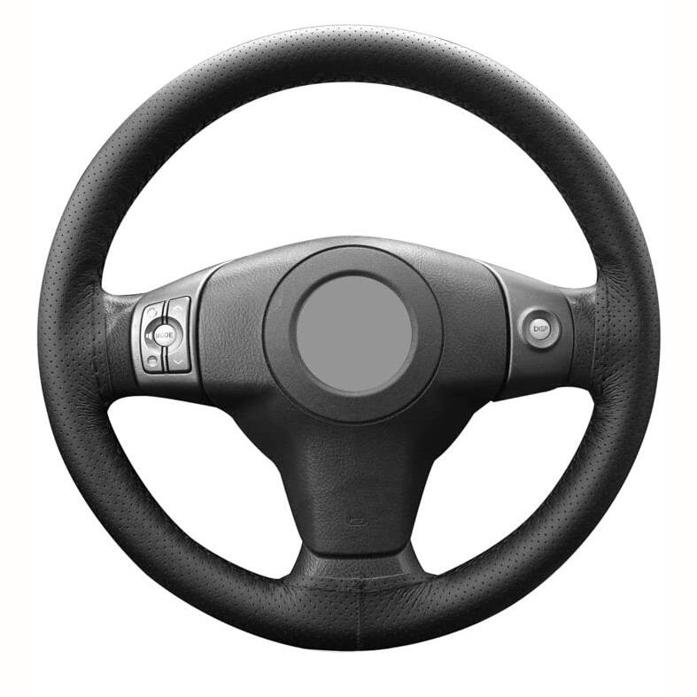 Husa volan din piele naturala perforata, cu ac si ata pentru cusut ...