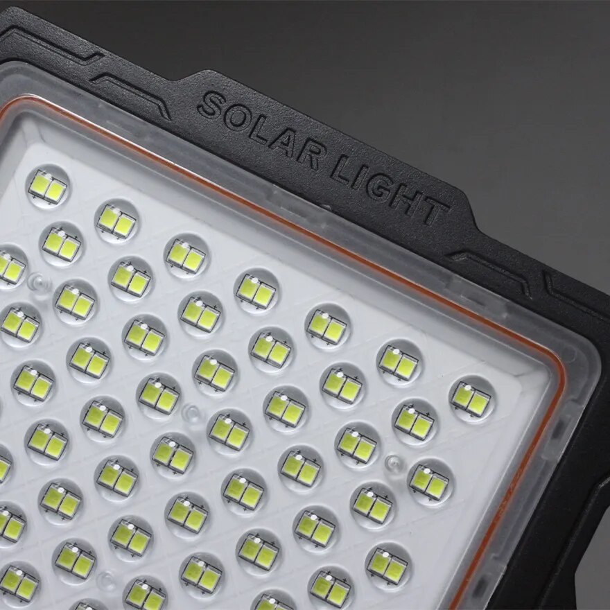 Proiector LED 300W cu Panou Solar 28W OneTech, 236 LED SMD, Telecomanda ...