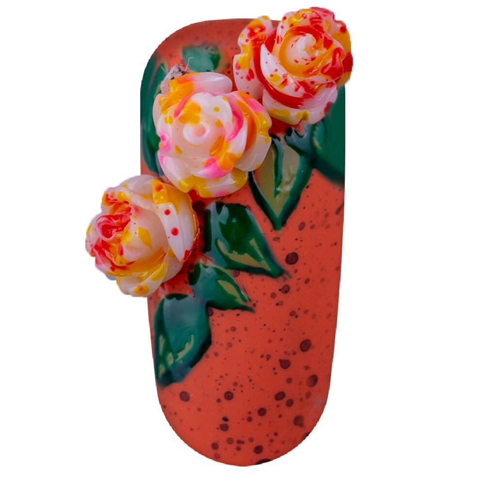 Decoratiuni pentru unghii 24 buc, “Floare” lr24 - eMAG.ro