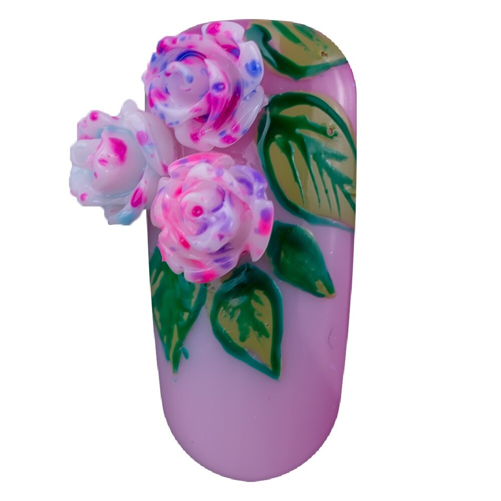 Decoratiuni pentru unghii 24 buc, “Floare” lr24 - eMAG.ro
