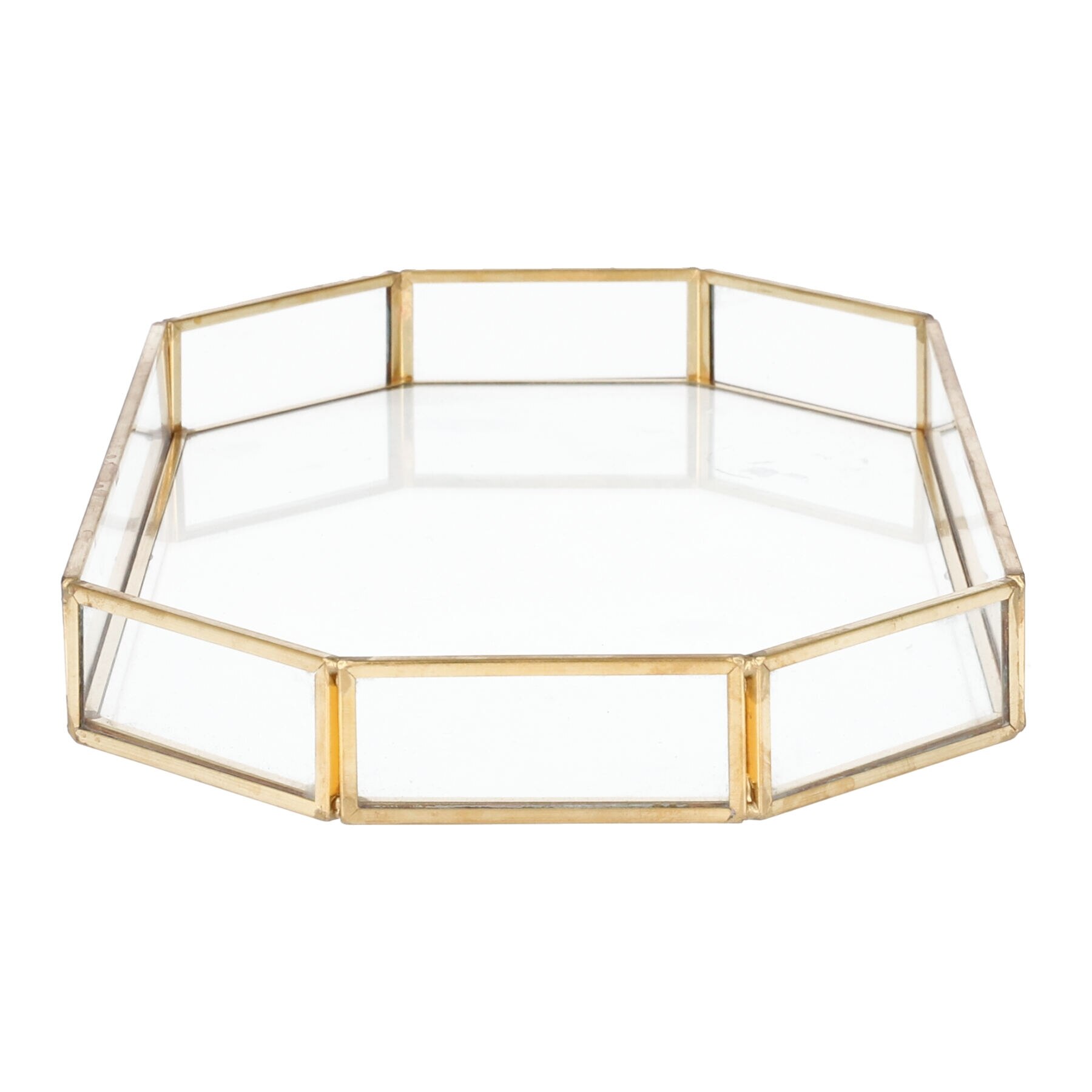 Tava, Homla, Fagure, Metal/Sticla, 27x15x2m, Auriu - eMAG.ro