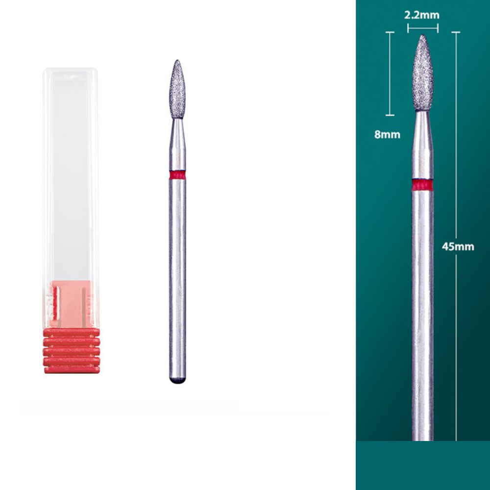Capat freza diamantat, conic, rosu, 2.2mm - eMAG.ro