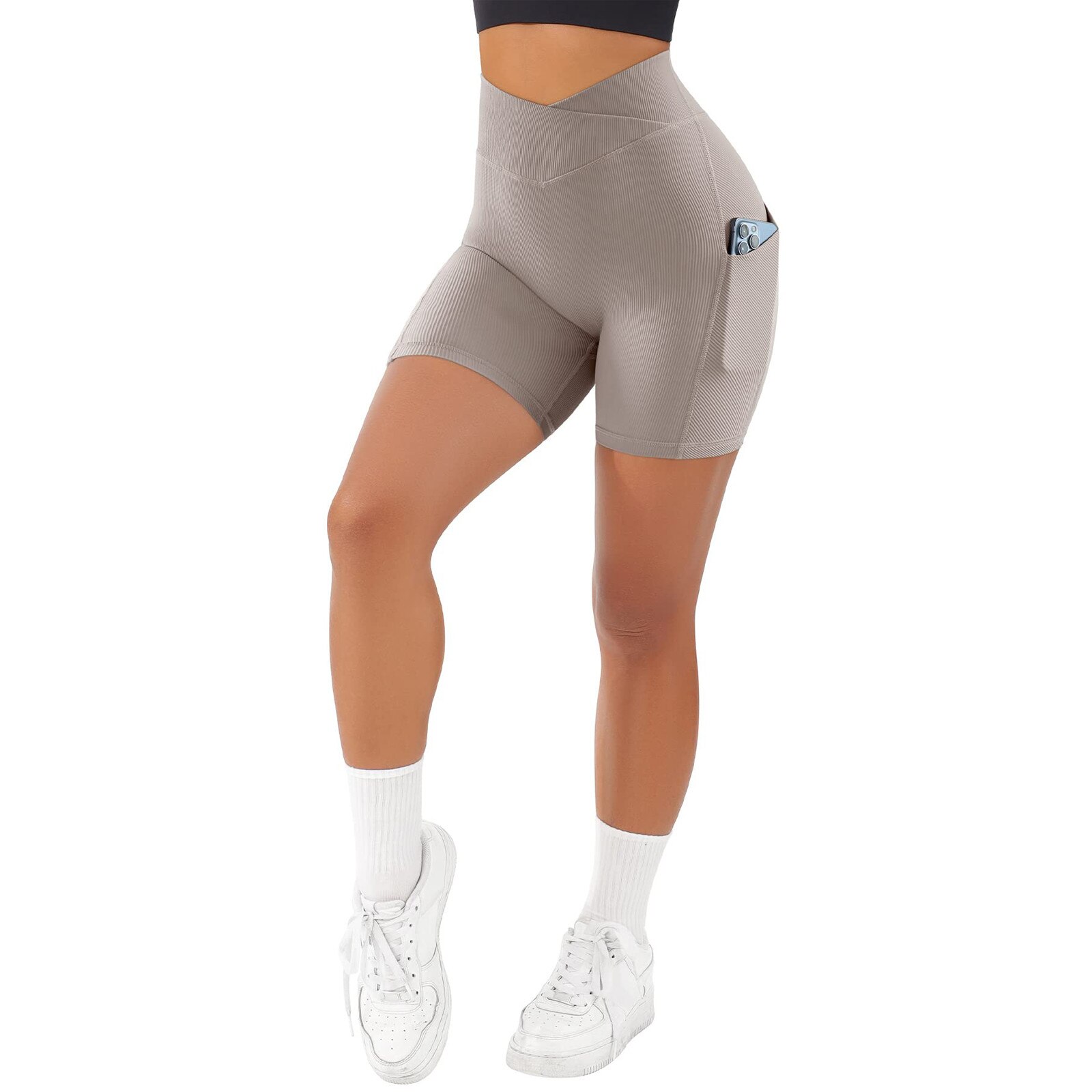 Colanti Fitness Dama Scurti Modelatori Cu Talie Inalta, Vaxiuja, Tummy ...